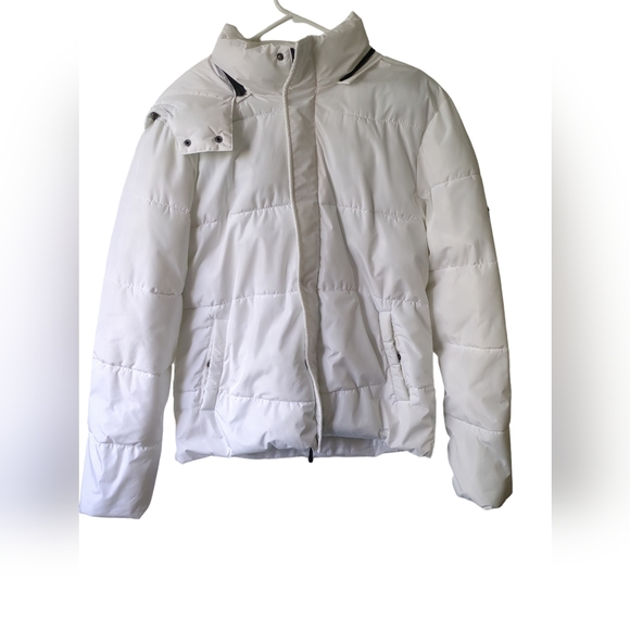 ZYIA | Jackets & Coats | Zyia Active Aspen Coat White Winter Puffer ...